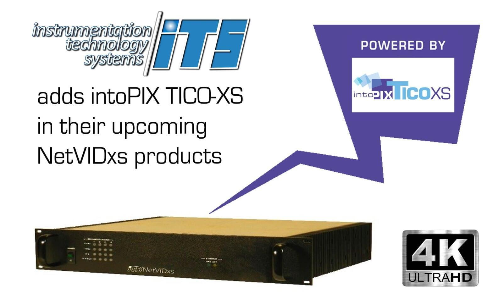 Instrumentation Technology Systems adds intoPIX TicoXS to their upcoming NetVIDxs | intoPIX